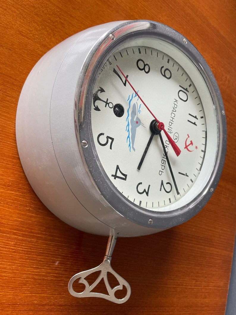 RARE Submarine Clock Russian CCCP Navy Very Good Condition - Etsy