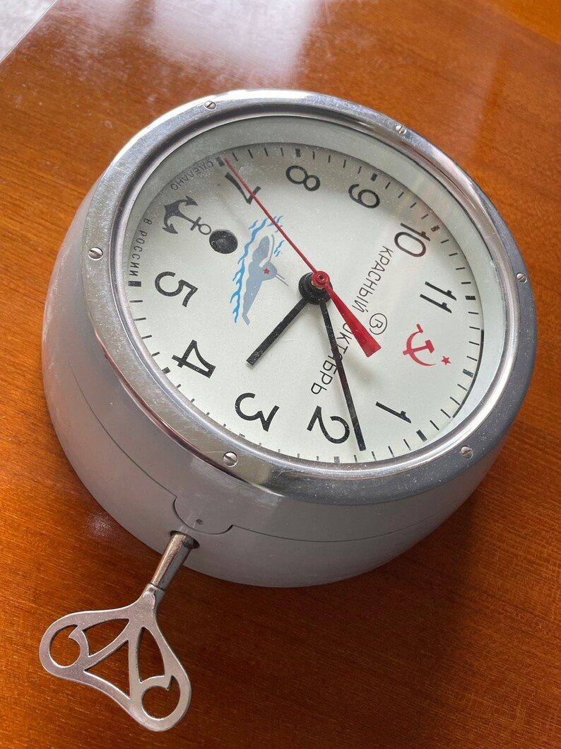 RARE Submarine Clock Russian CCCP Navy Very Good Condition - Etsy