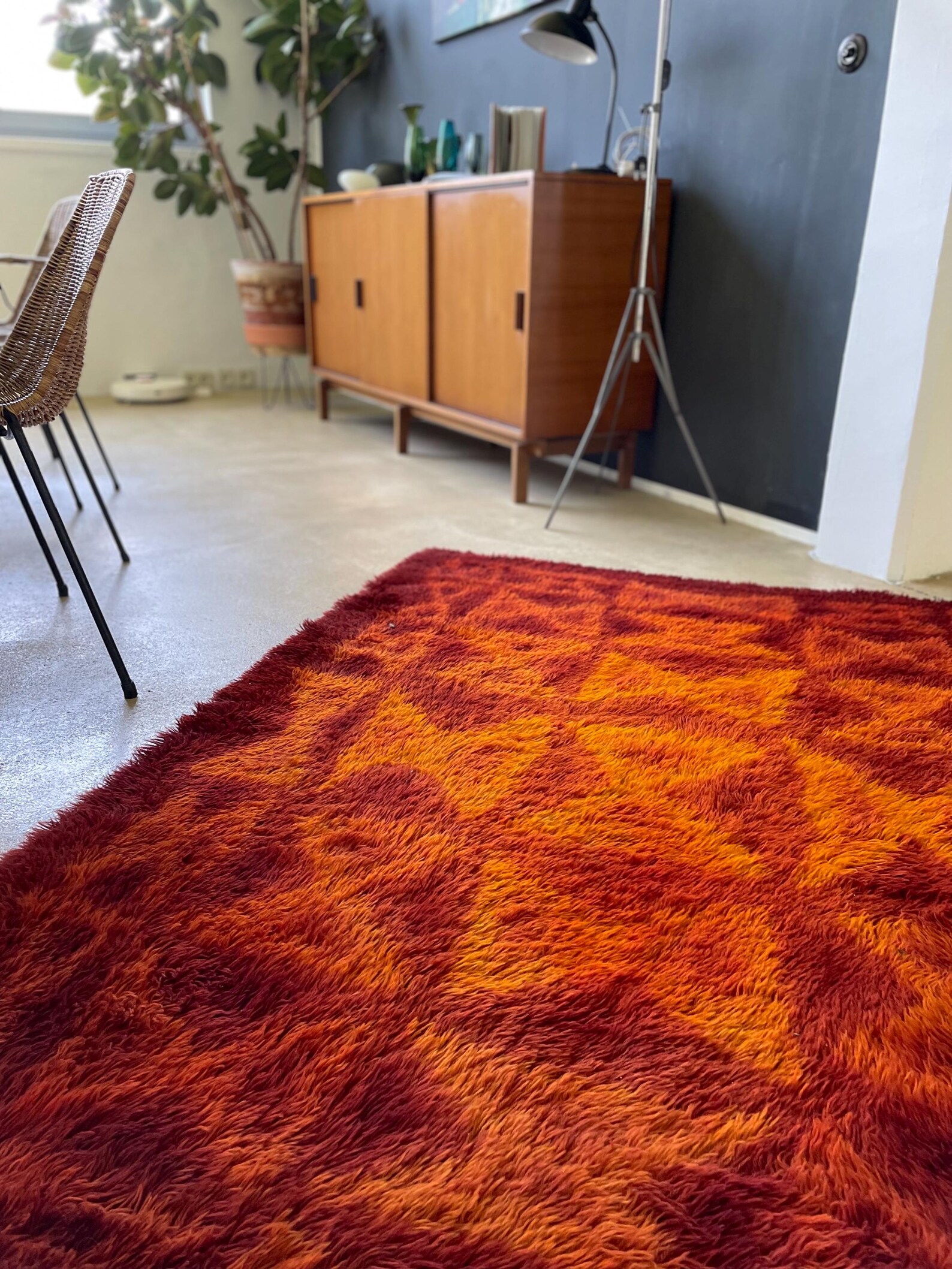 Danish Modern, Rya Rug, Desso, Wool Carpet. Germany 1960s - Etsy