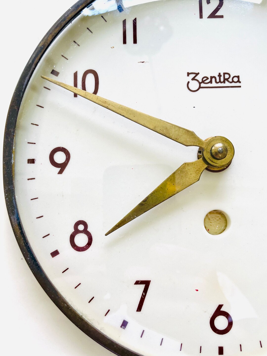 ZENTRA Automatic Bauhaus Wall Clock, Hettich, West Germany 1960s - Etsy