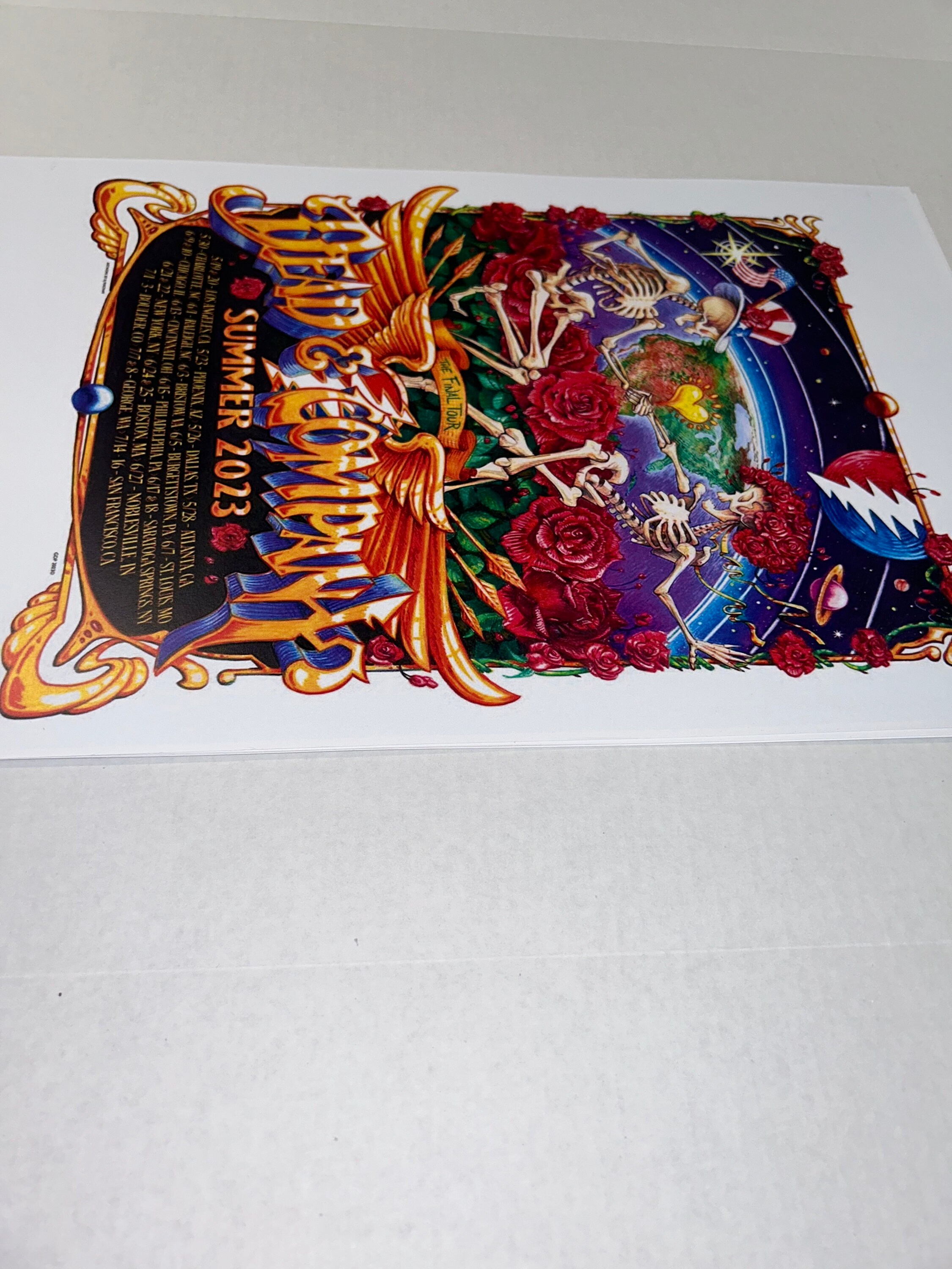 Grateful Dead And Company 2023 Final Tour Poster sold by AhmeRamadan ...