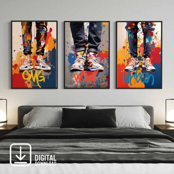 Graffiti Wall Art Print - Etsy Australia