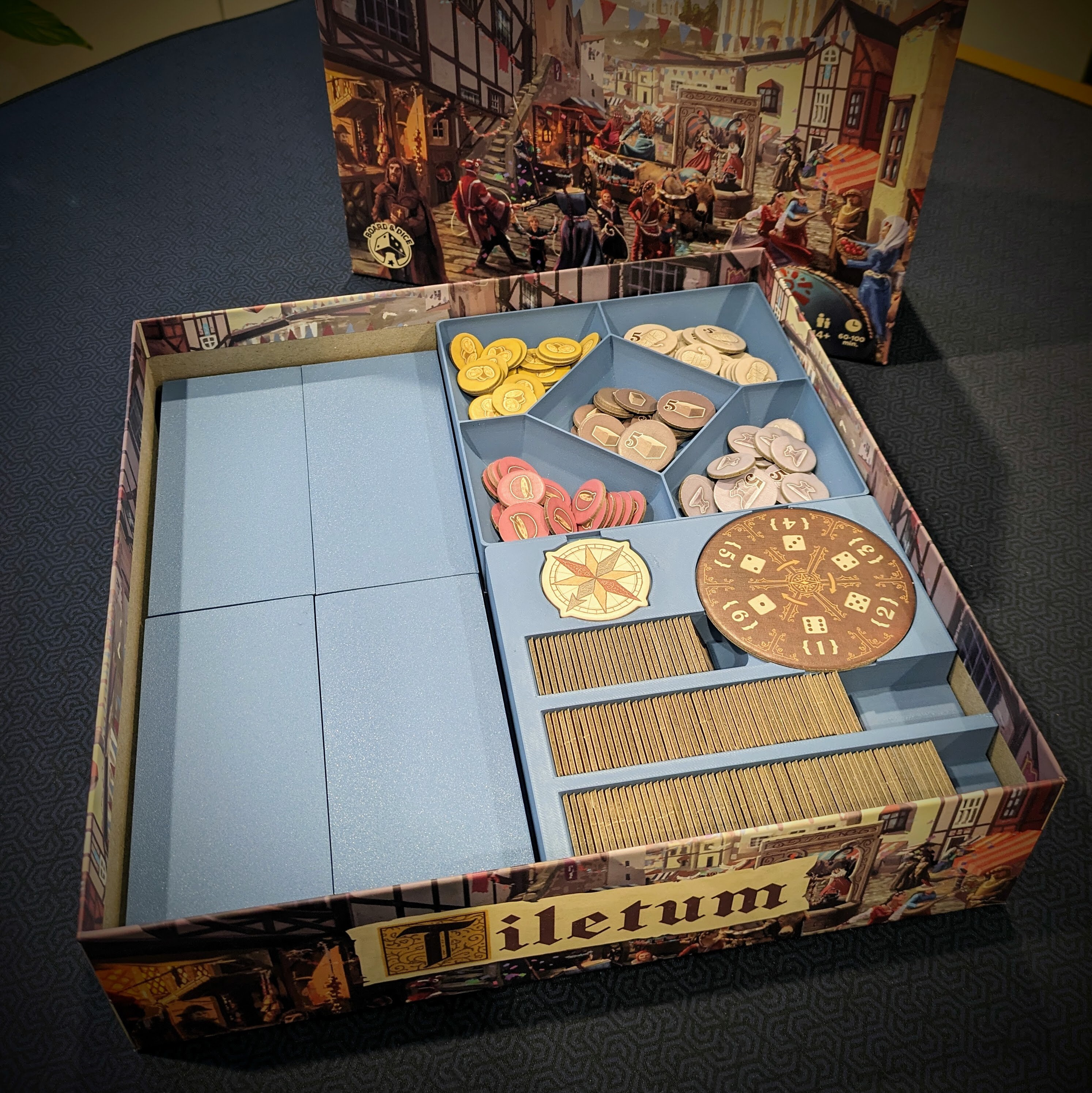 Tiletum Board Game Insert and Organizer - Etsy