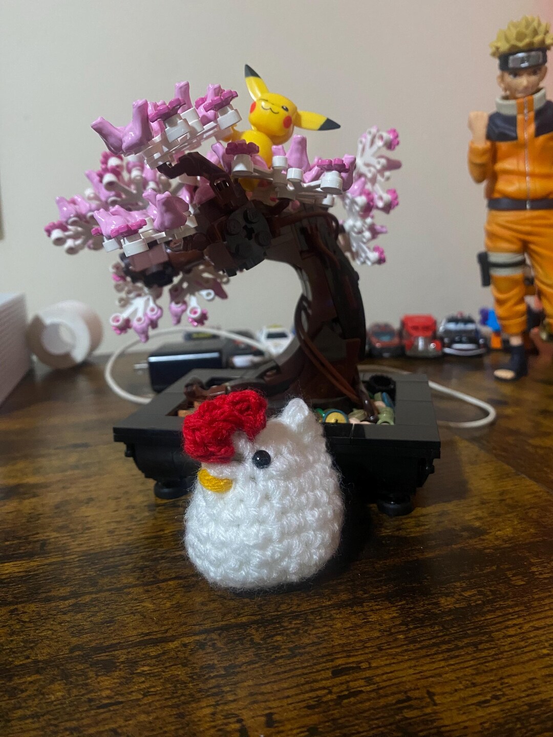 Crochet Chicken Hanger Accessories/decor/hanger Crochet Chicken Toydoll ...