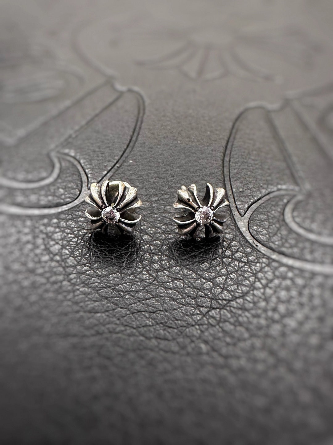 Chrome Hearts Style Earrings, Chrome Hearts Cross Earrings, Cross ...