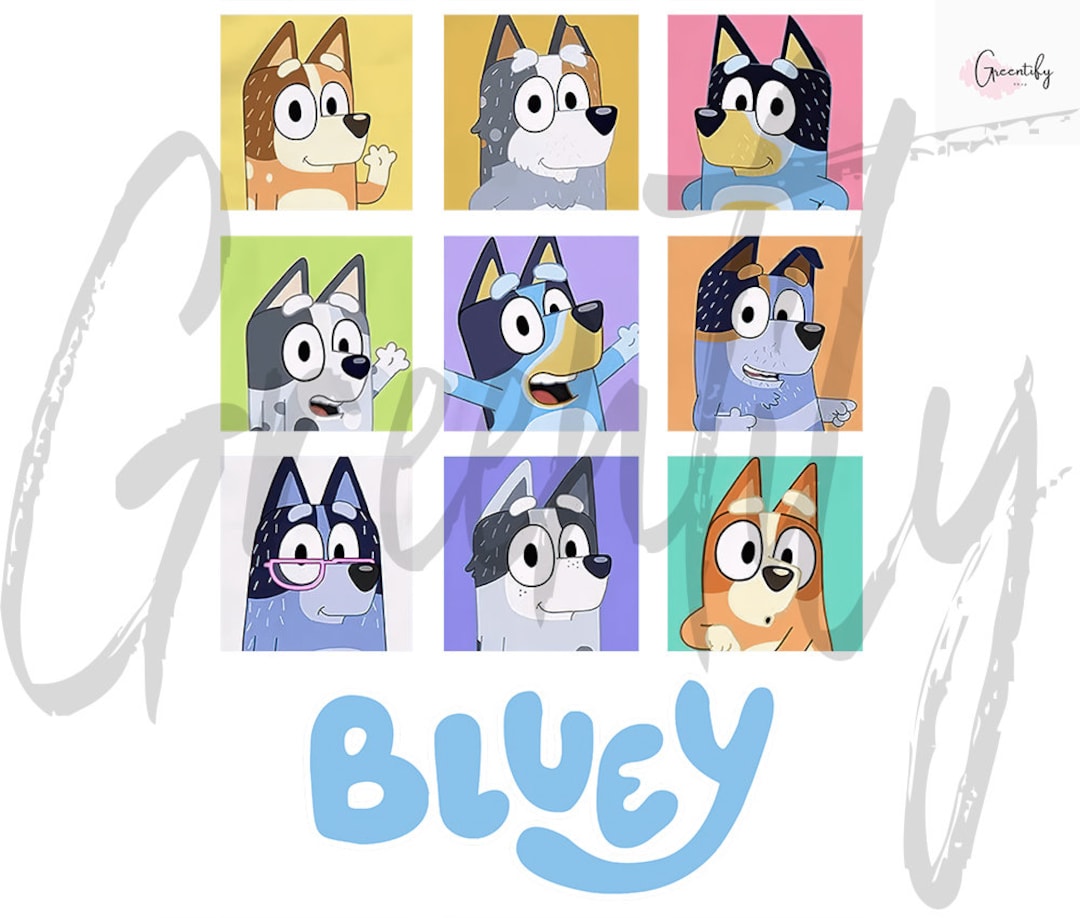Bluey Png Personaggi Bluey Bluey e Bingo Png Bluey - Etsy Italia