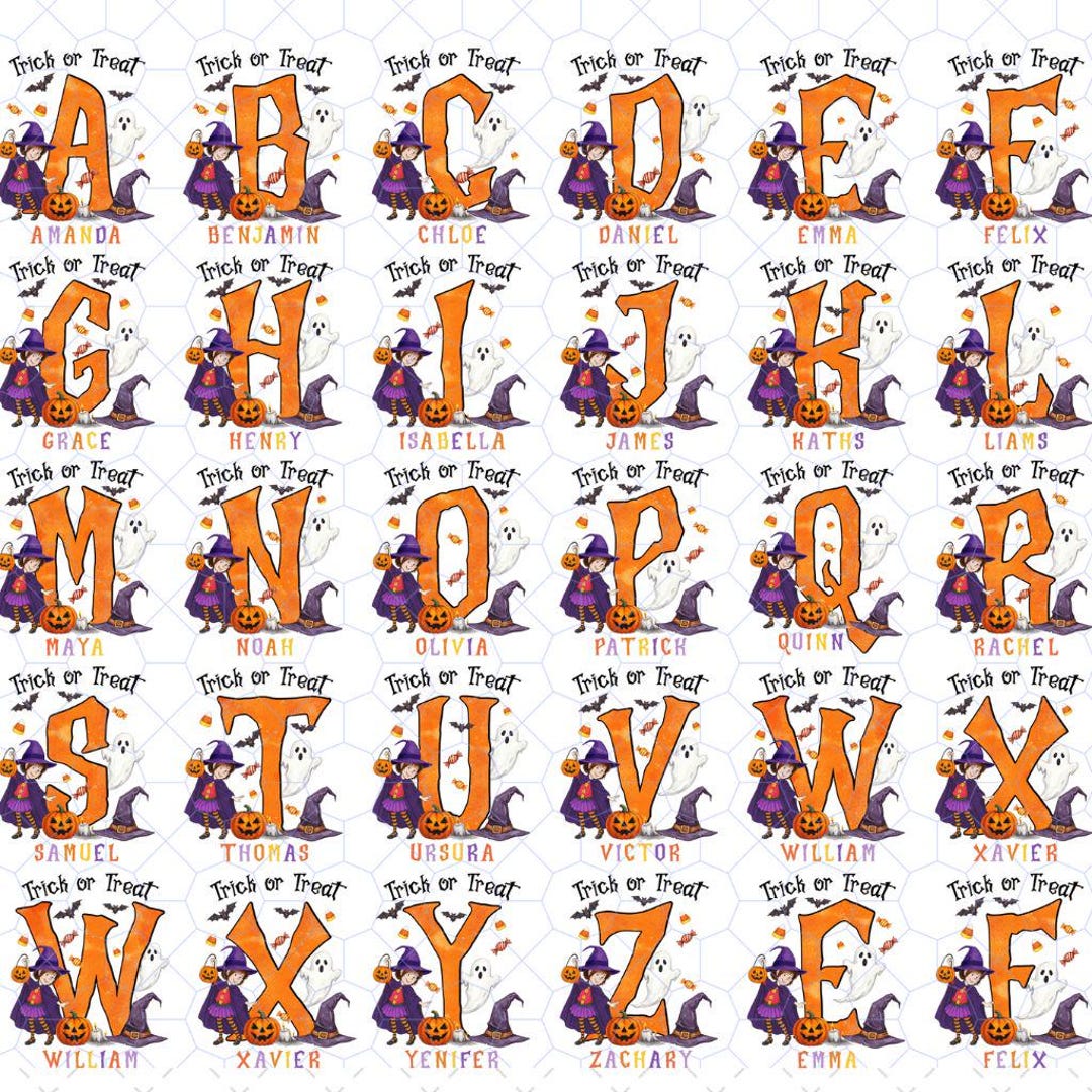 Custom Alphabet Halloween Junie B Jones Png, Spooky Junie B Jones, Back ...