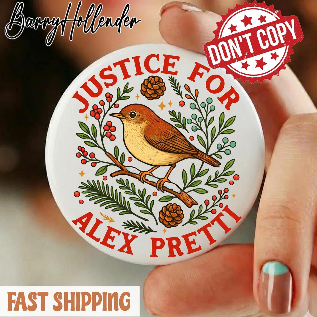 Justice for Alex Pretti Pin, Be Pretti Good Pin, Activism Accessory ...
