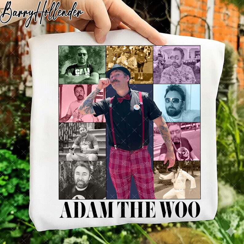 Adam the Woo Era Tour Style PNG, Retro Youtuber Tour Aesthetic, Vlogger ...