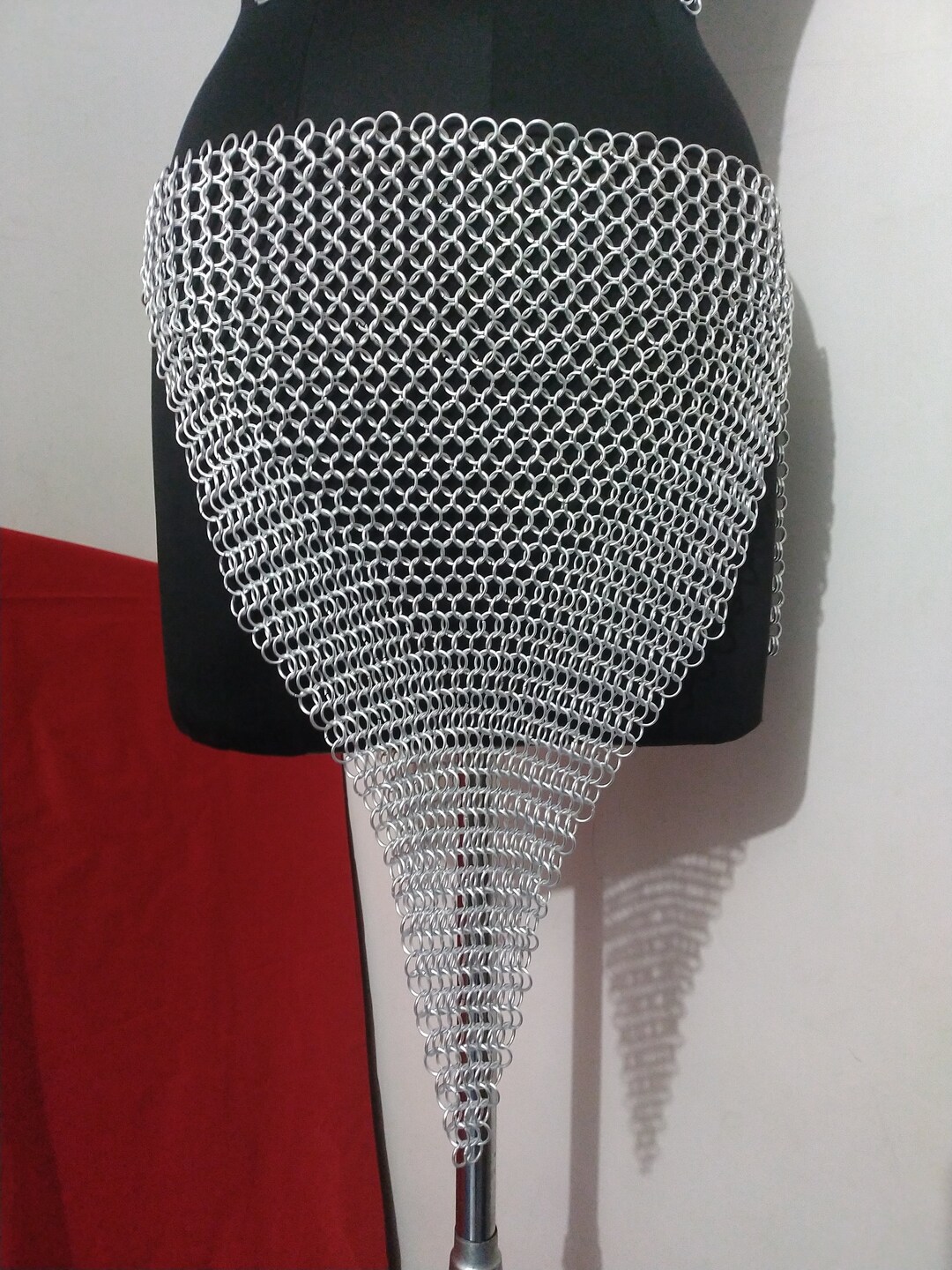 Chainmail Unisex Viking Skirt Intimate SCA LARP Metal Aluminum 16 Gauge ...