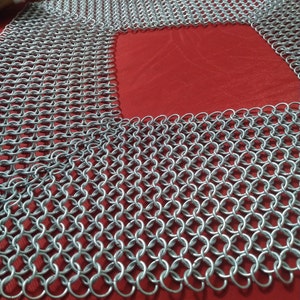 Chainmail Square Shoulder, Chainmaille Medieval Cosplay Costume, Aluminium Shawl, Mother's Day ...