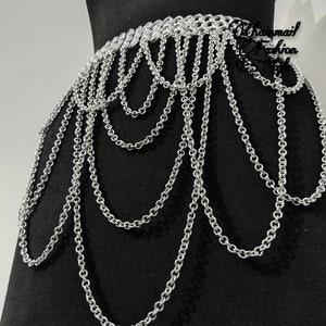 Chainmaille Chain Layers Belt, Chainmail Waist Belt, Aluminium Mini ...