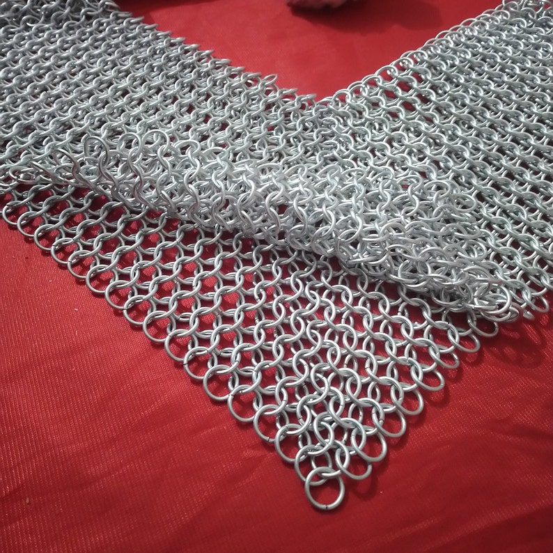 Chainmail Shoulder, Chainmaille Medieval Cosplay SCA Larp Costume ...