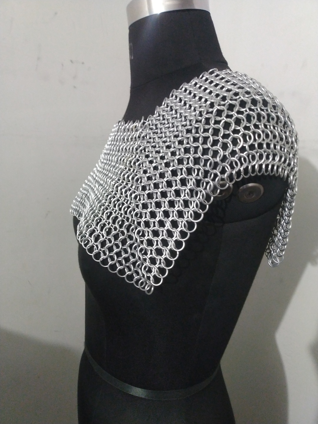 Chainmail Square Shoulder, Chainmaille Medieval Cosplay Costume, Aluminium Shawl, Mother's Day ...