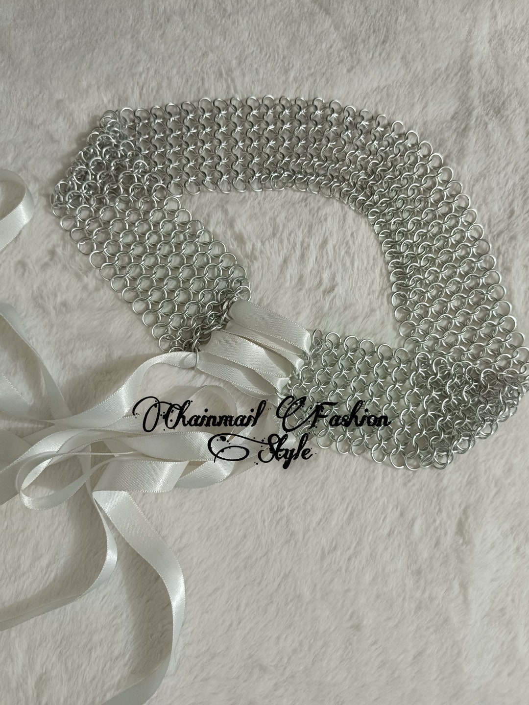 Chainmaille Waist Belt, Medieval European 4 in 1 Corset With Ribbon - Etsy