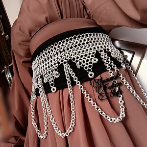 Chainmail Skirt, Corset Waist Belt, Chainmaille Belly Dance Accessories ...