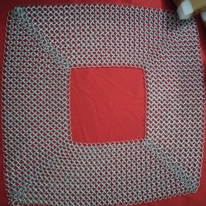 Chainmail Square Shoulder, Chainmaille Medieval Cosplay Costume ...