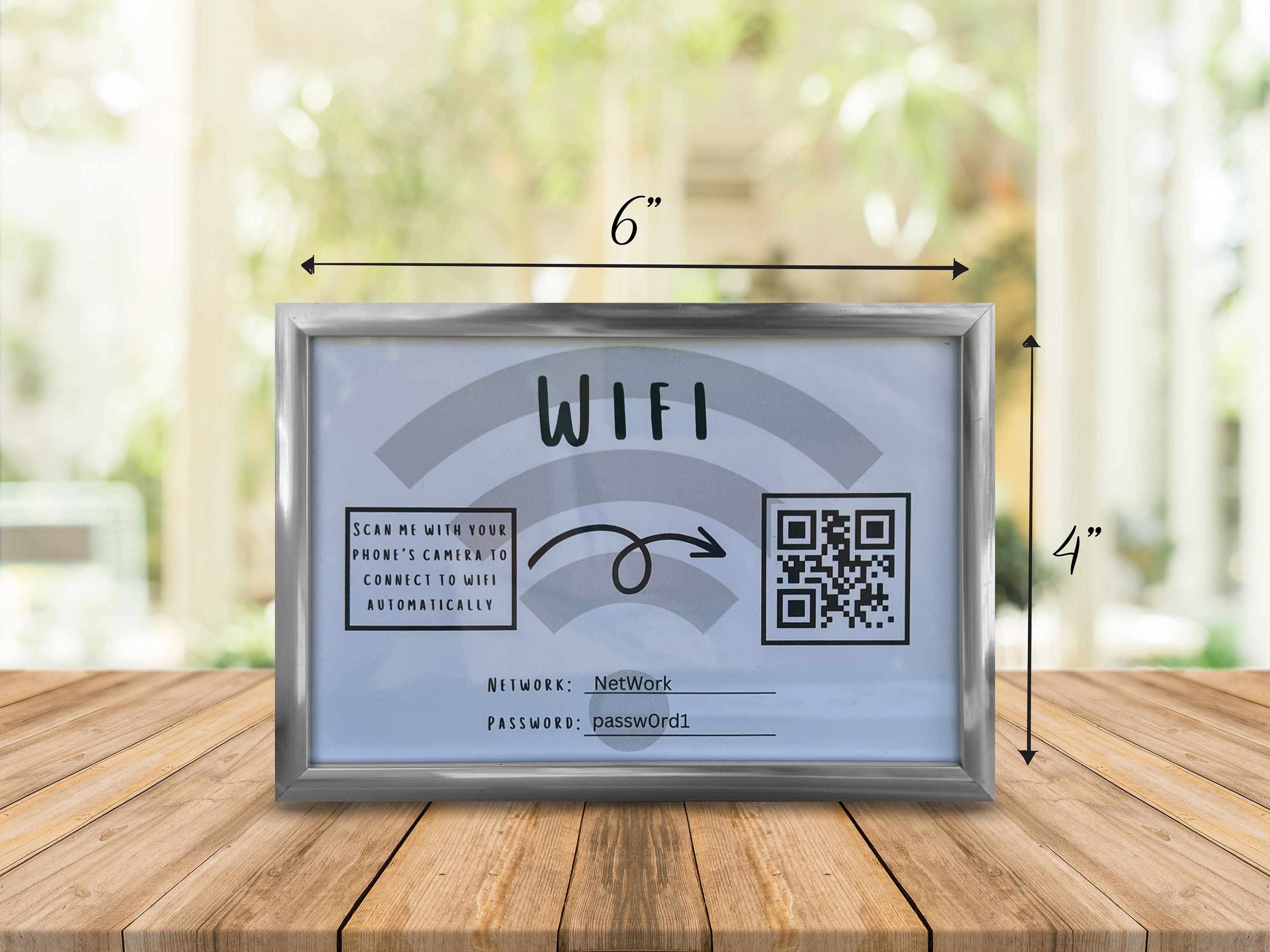 Wifi QR Code Sign for Airbnb and VRBO: Instant Connection for Guests ...