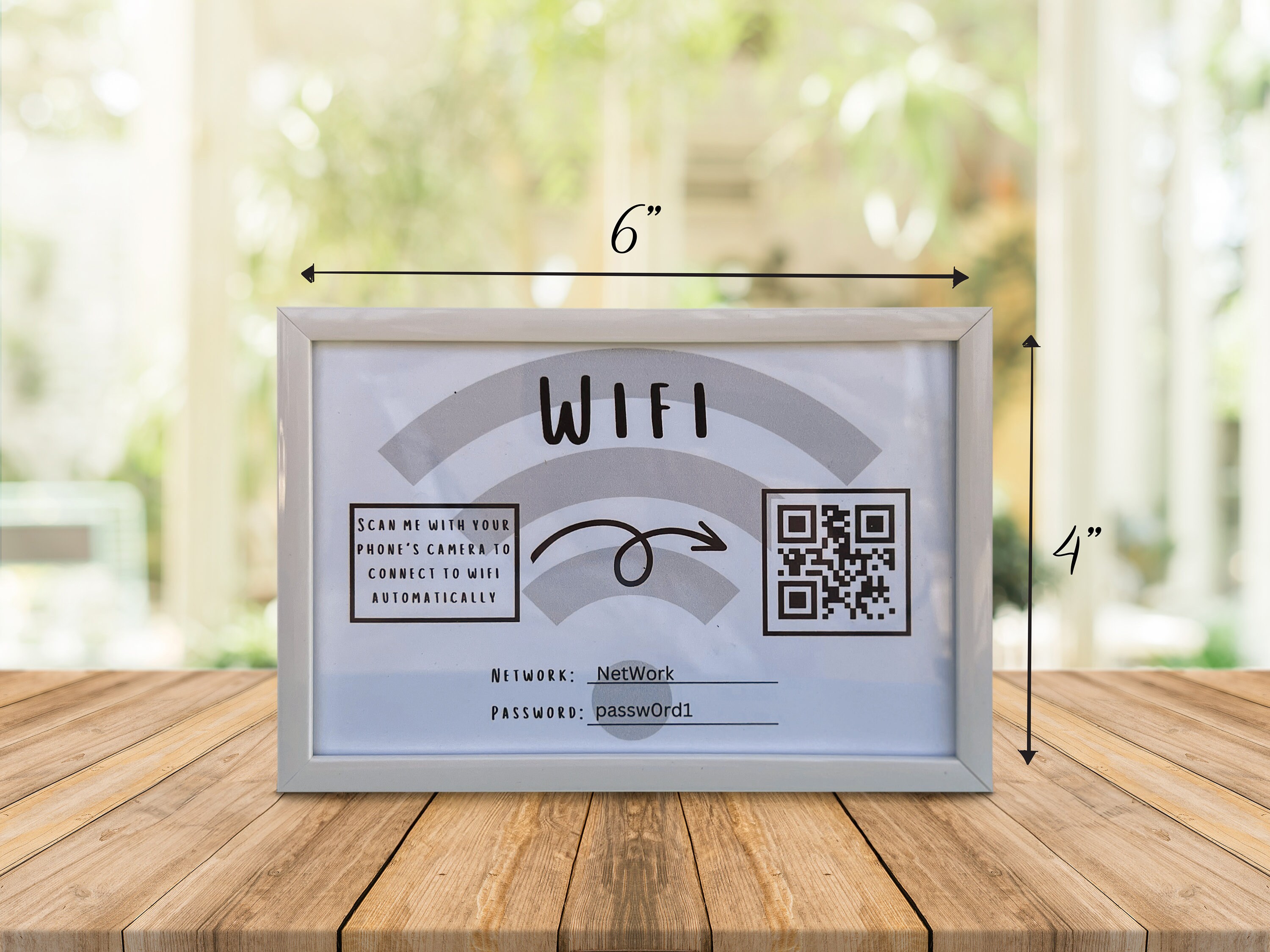 Wifi QR Code Sign for Airbnb and VRBO: Instant Connection for Guests ...