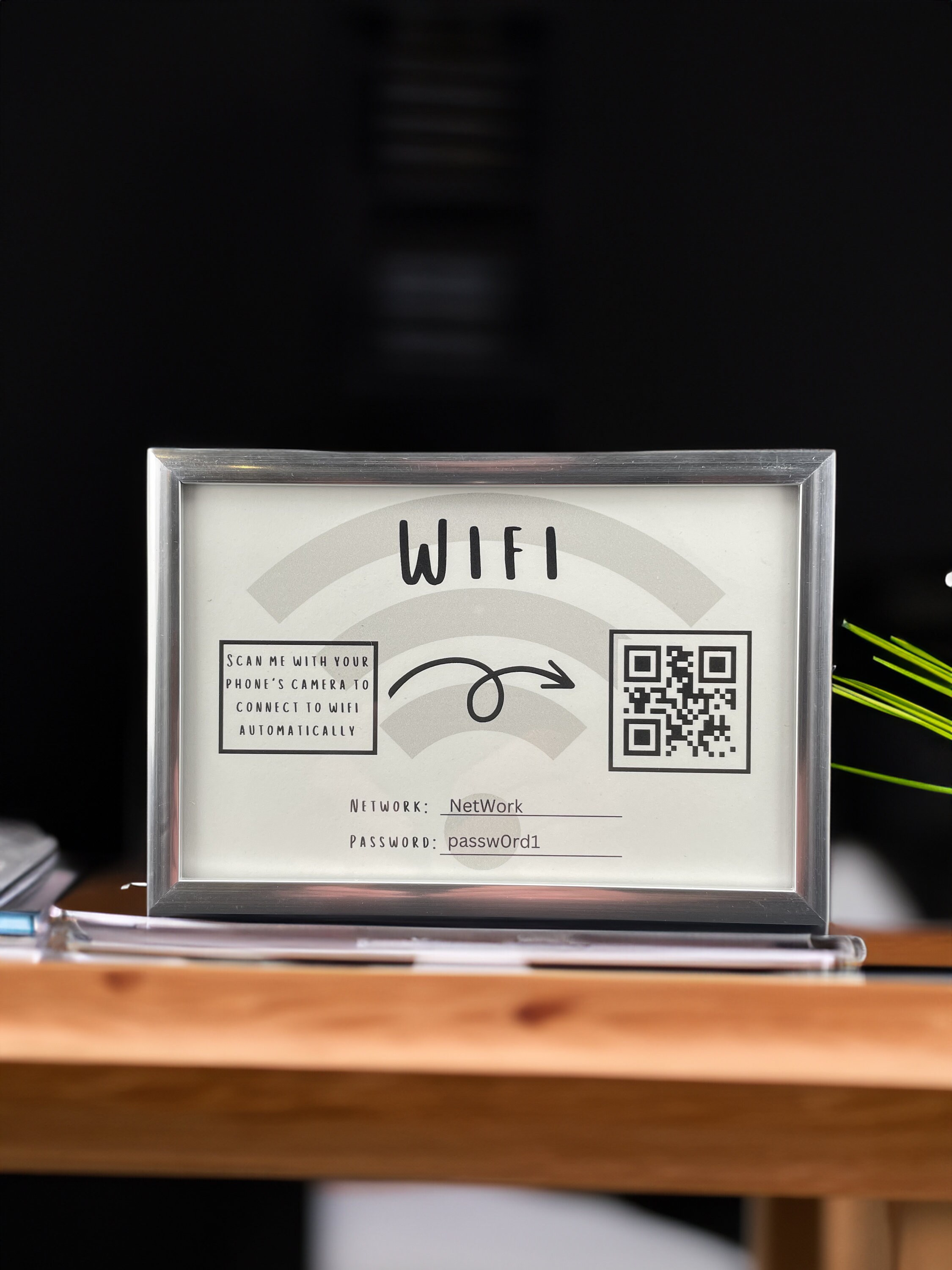 Wifi QR Code Sign for Airbnb and VRBO: Instant Connection for - Etsy
