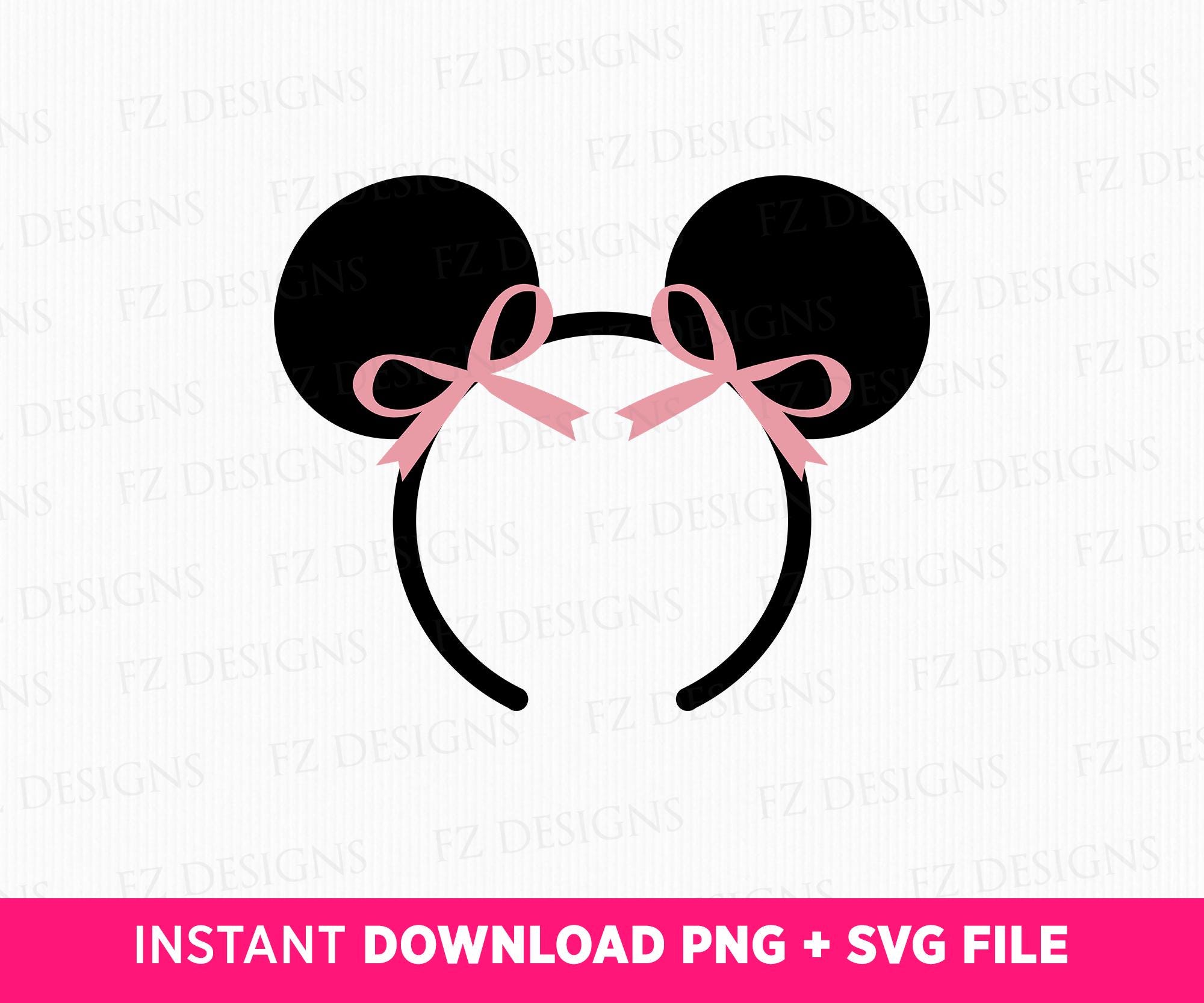 Mouse Ear Bow SVG, Family Vacation Design (instant Download) - Etsy