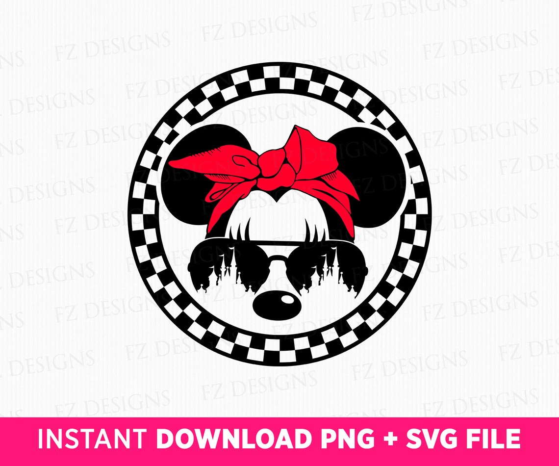 Checkered Mouse Family Vacation 2023 SVG Bundle (digital Download) - Etsy