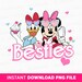 Miss Mouse and Duck Besties PNG, Girls Trip, Sublimation Design ...