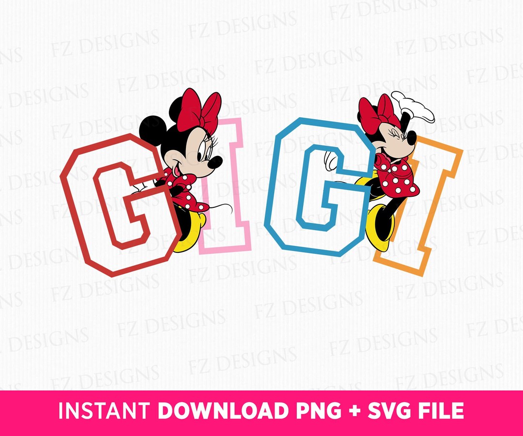 Gigi Svg, Cute Mouse Svg, Family Trip Svg, Family Vacation Svg, Vacay ...