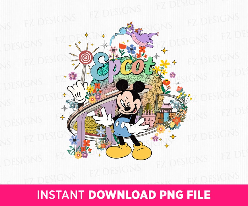Epcot World Tour PNG, Family Vacation, Sublimation Design (instant ...