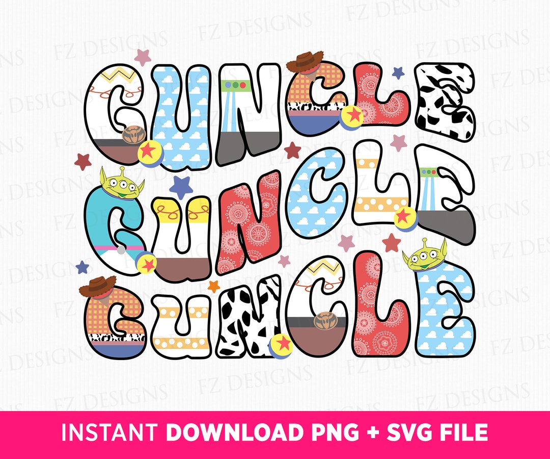 Toy Friends Guncle SVG, Birthday Gift, Family Trip (sublimation PNG) - Etsy