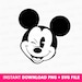 Winking Mouse Svg, Cute Mouse Face Svg, Family Vacation Svg, Print ...