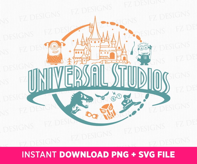 Universal Studios SVG, Family Vacation Design (PNG SVG Files) - Etsy
