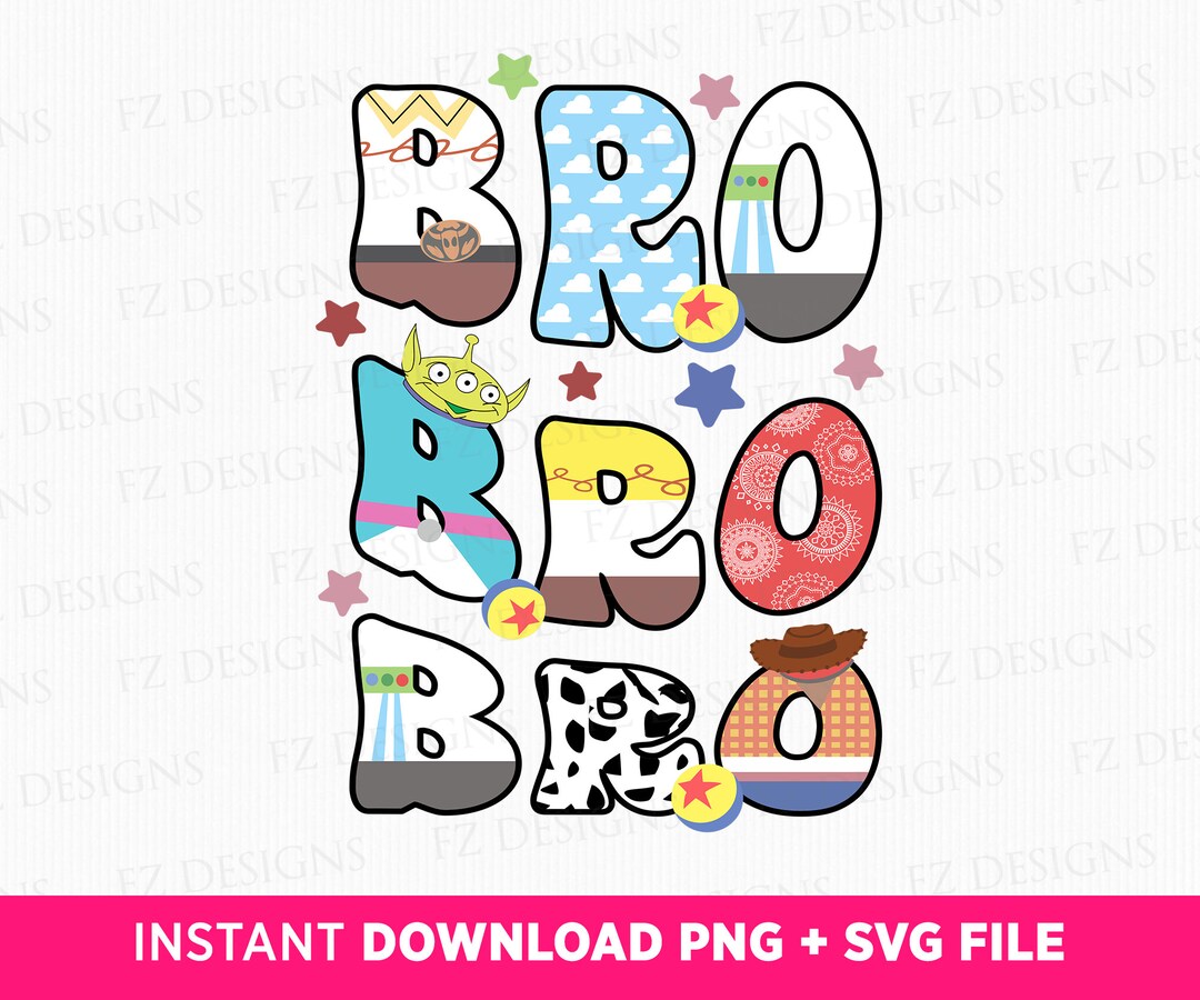 Toy Friends Bro Svg, Retro Bro Svg, Family Trip Svg, Family Vacation ...