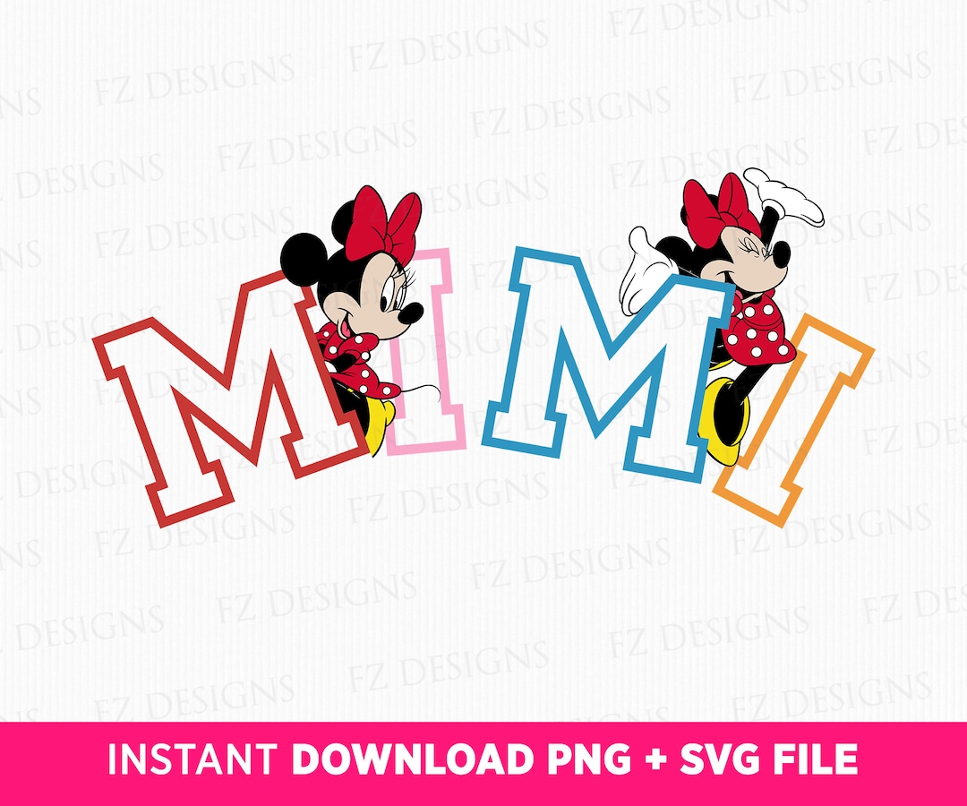 Mimi Svg, Miss Mouse Svg, Family Vacation, Family Trip Svg, Vacay Mode ...