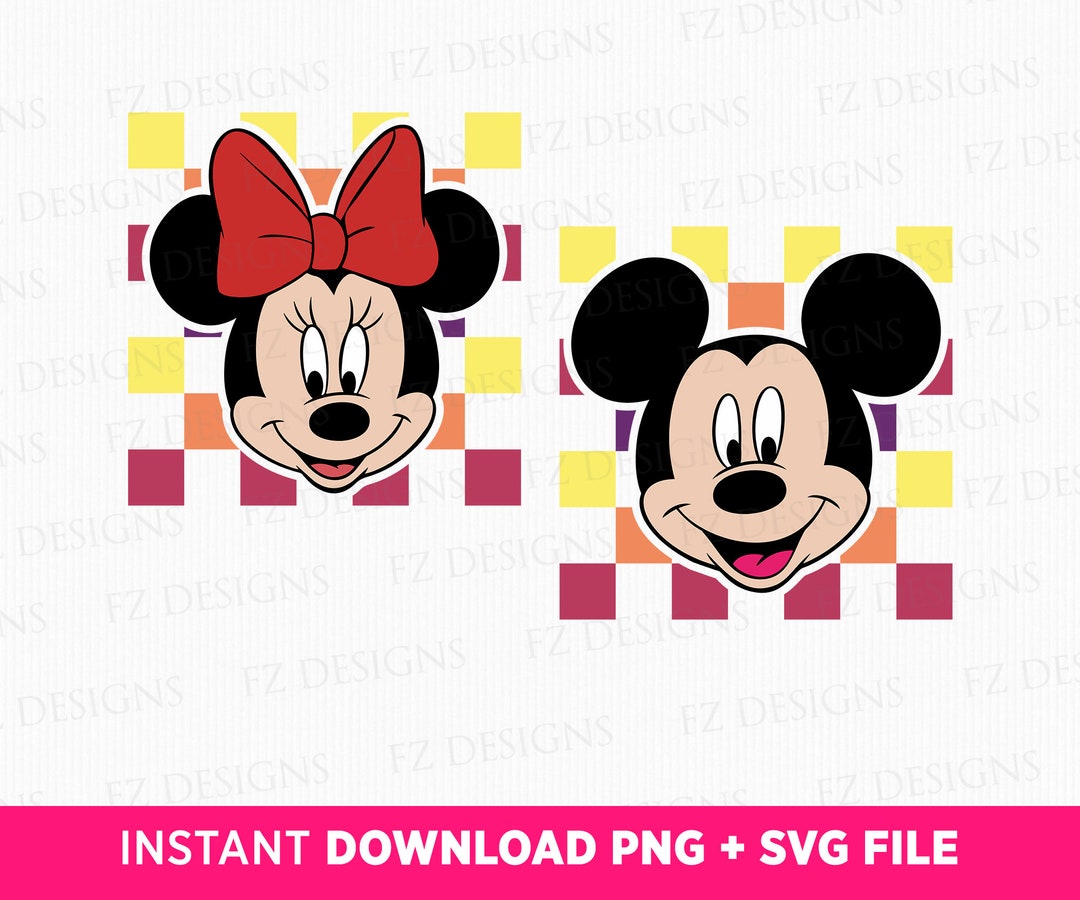Checkered Mouse and Friend Svg, Family Vacation Svg, Family Trip Svg ...