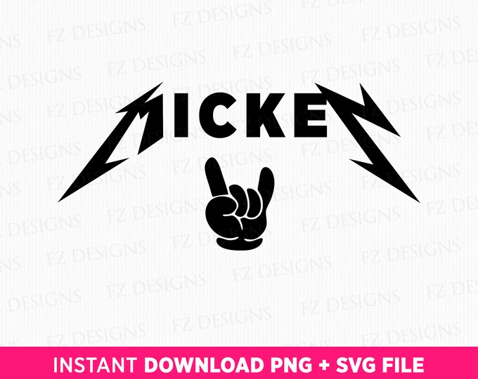 Mickey Rocker SVG - Etsy