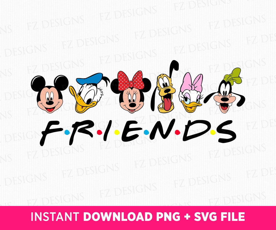 Mouse and Friends SVG, Family Vacation, Happy Faces (png Svg Files) - Etsy