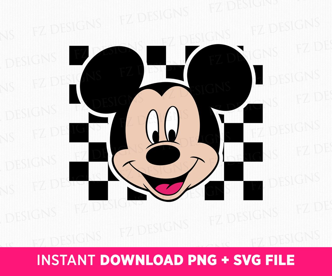 Checkered Mouse Svg, Family Trip Svg, Family Vacation Svg, Happy Mouse ...