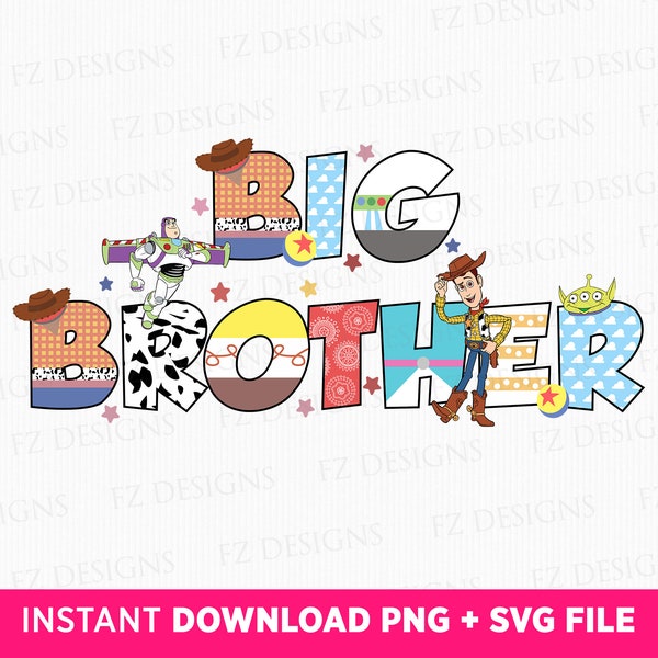 Big Brother Toy Story Svg - Etsy