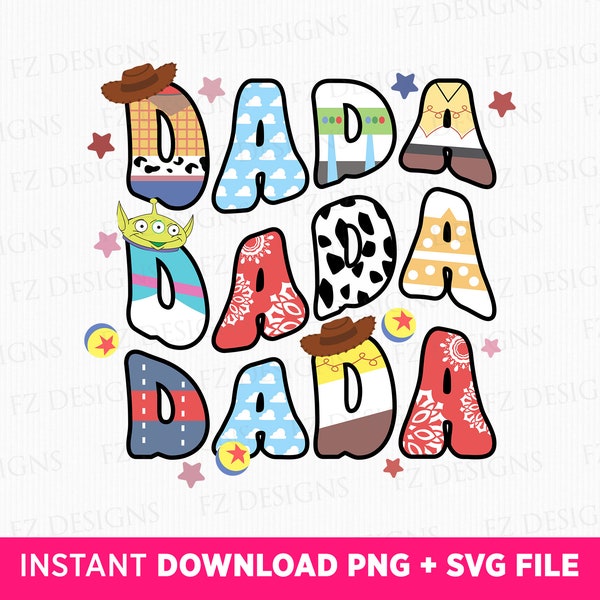 Toy Story Dada Svg - Etsy