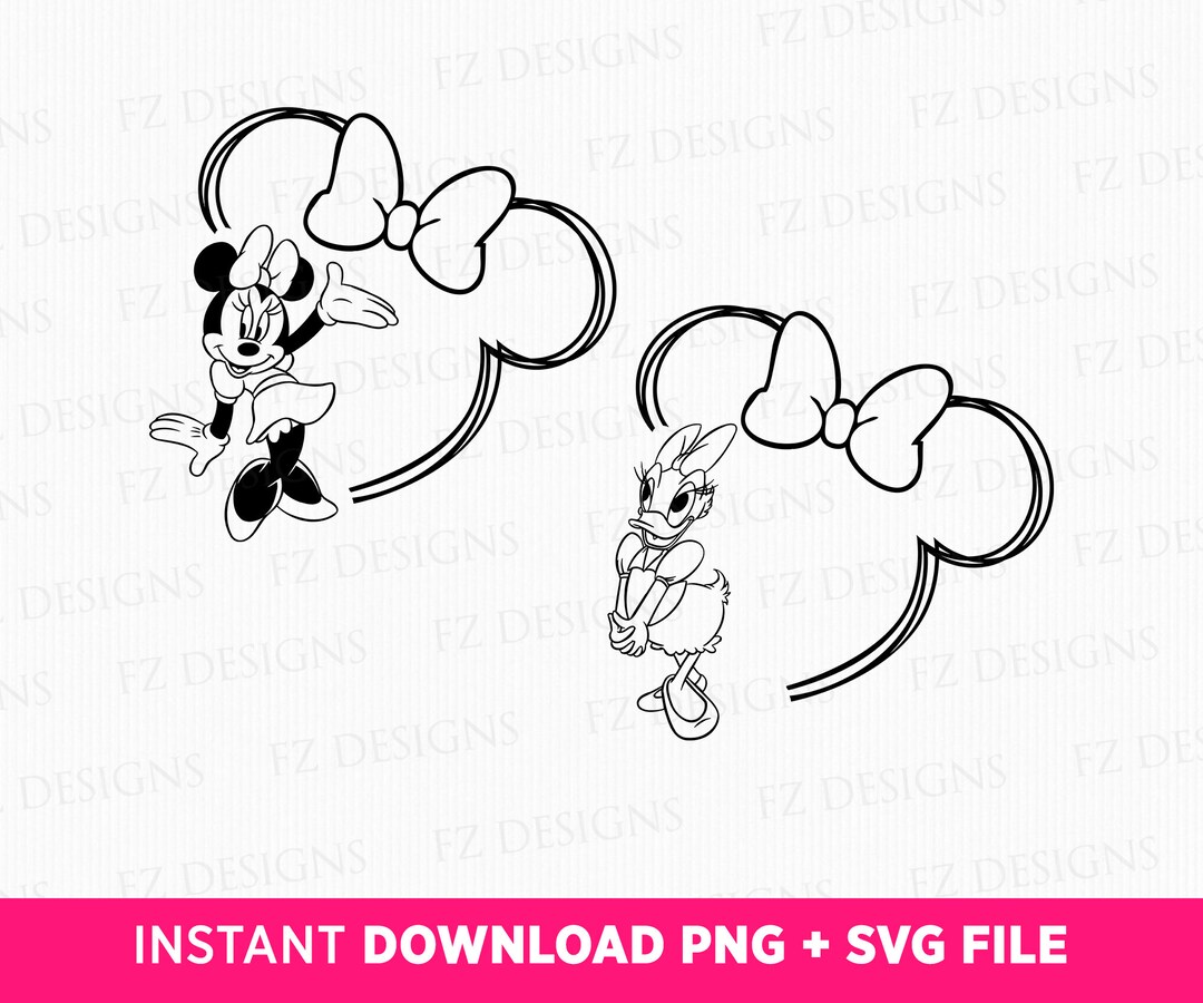 Besties Mouse and Duck Svg, Family Trip Svg, Family Vacation Svg, Girls ...