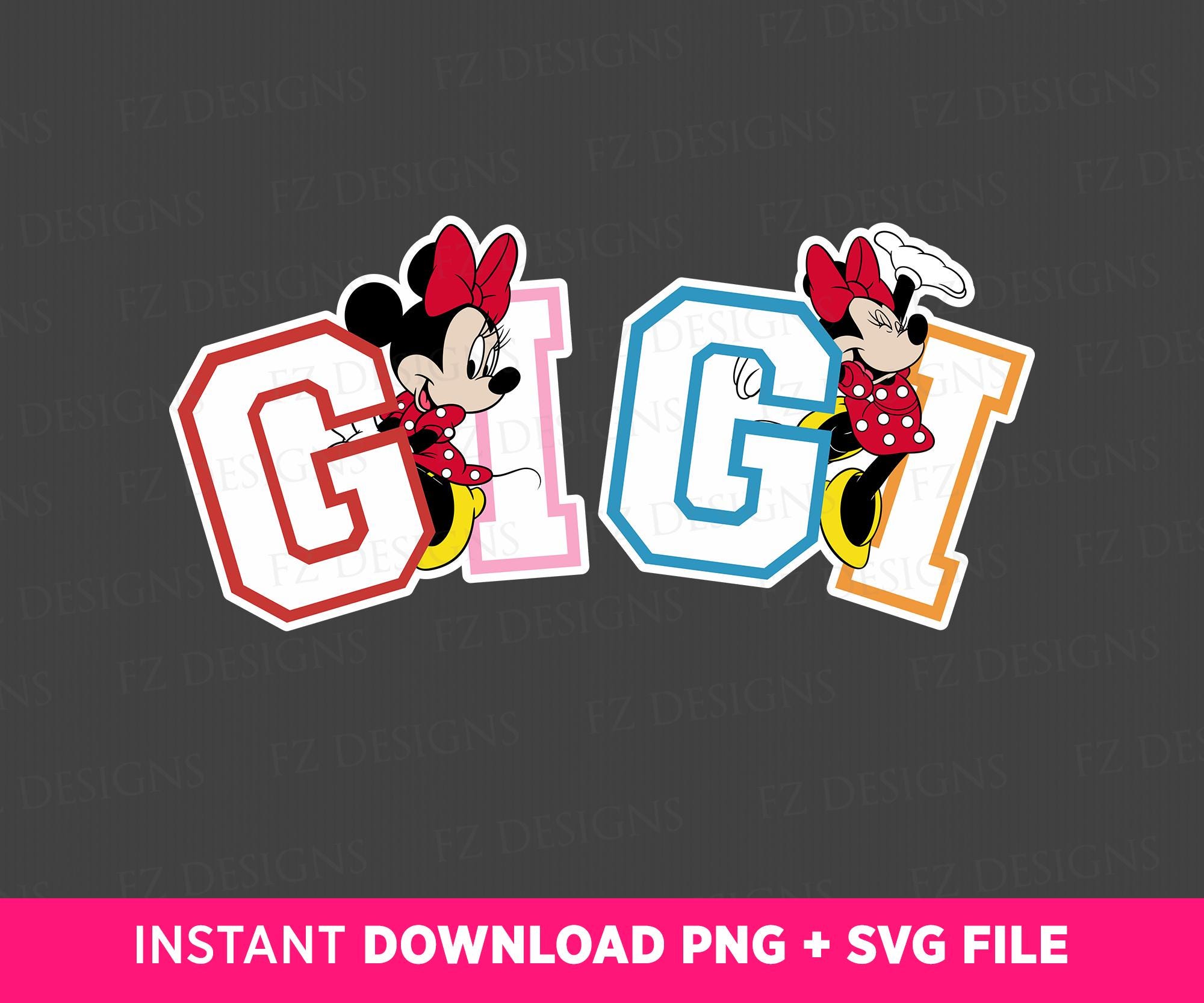 Gigi Svg, Family Vacation, Miss Mouse Svg, Gift for Gigi, Family Trip ...