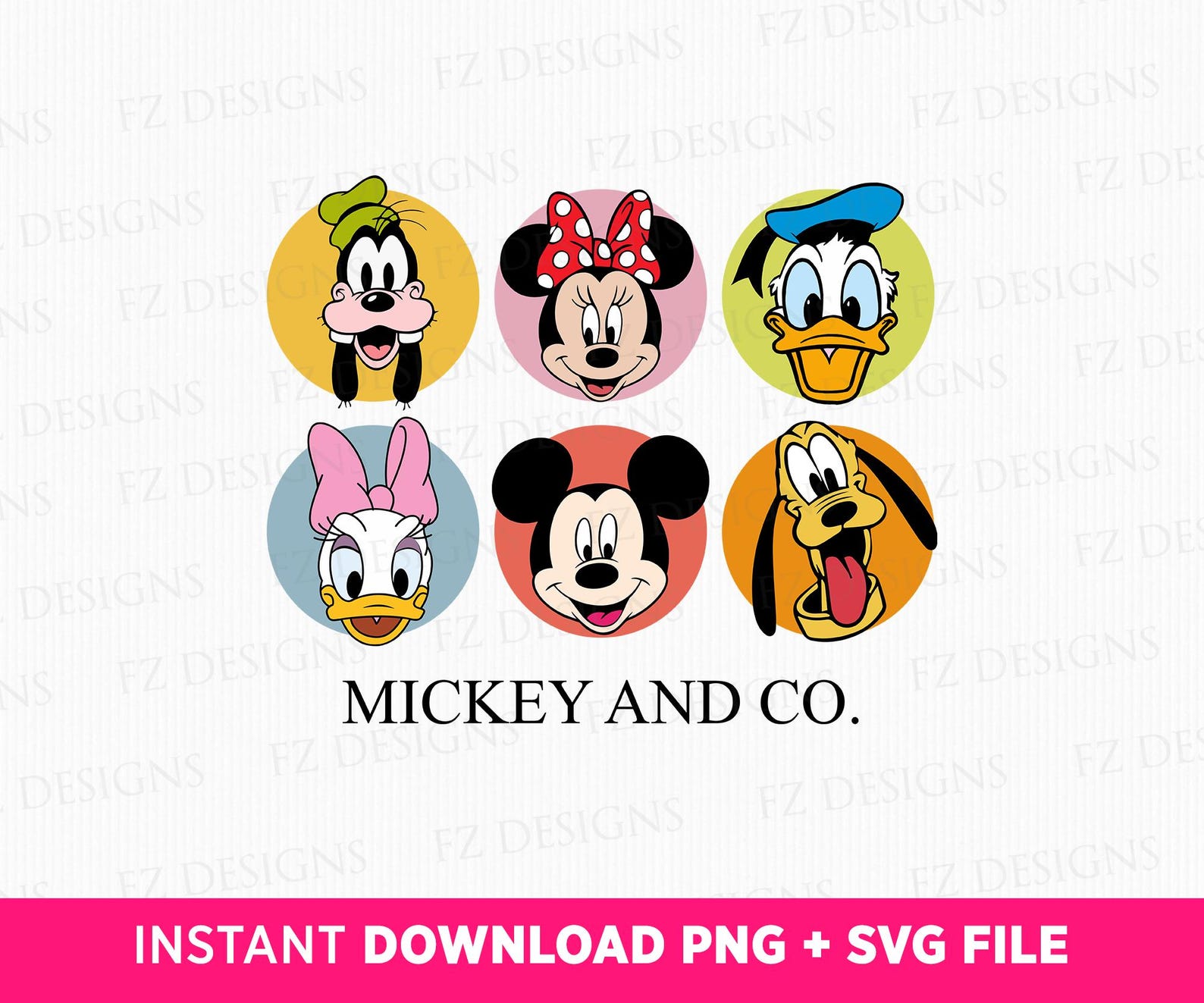 Mouse and Friends SVG, Family Vacation Svg, Magical Kingdom Trip ...