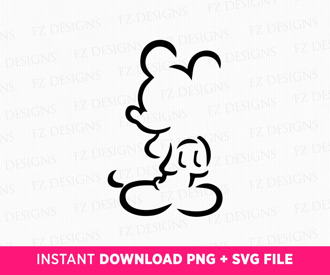 Silueta de ratón svg viaje familiar svg vacaciones - Etsy México