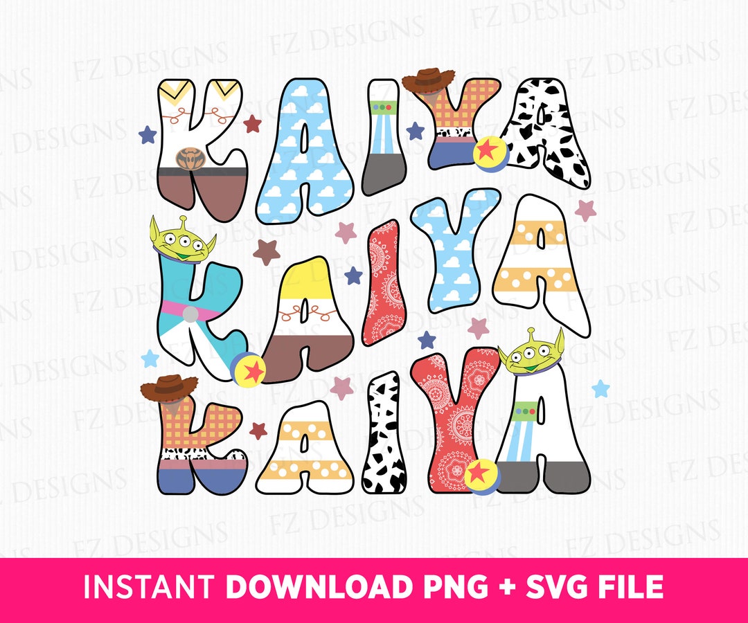 Toy Friends Kaiya Svg, Family Trip Svg, Wavy Kaiya Svg, Family Vacation ...