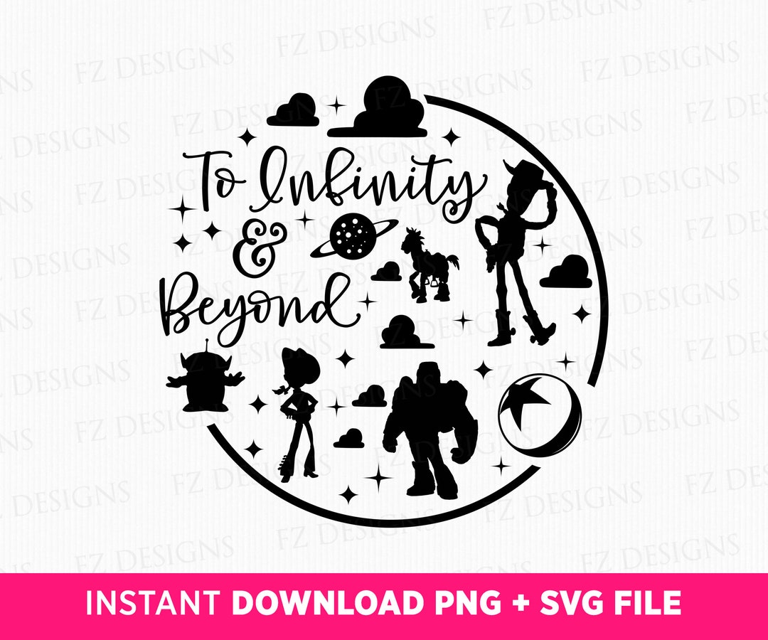 To Infinity and Beyond SVG, Family Vacation Silhouette (digital ...