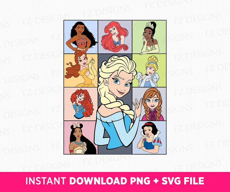 Princess Friends Svg, 2024 Family Vacation Svg, Family Trip Svg, Girls ...
