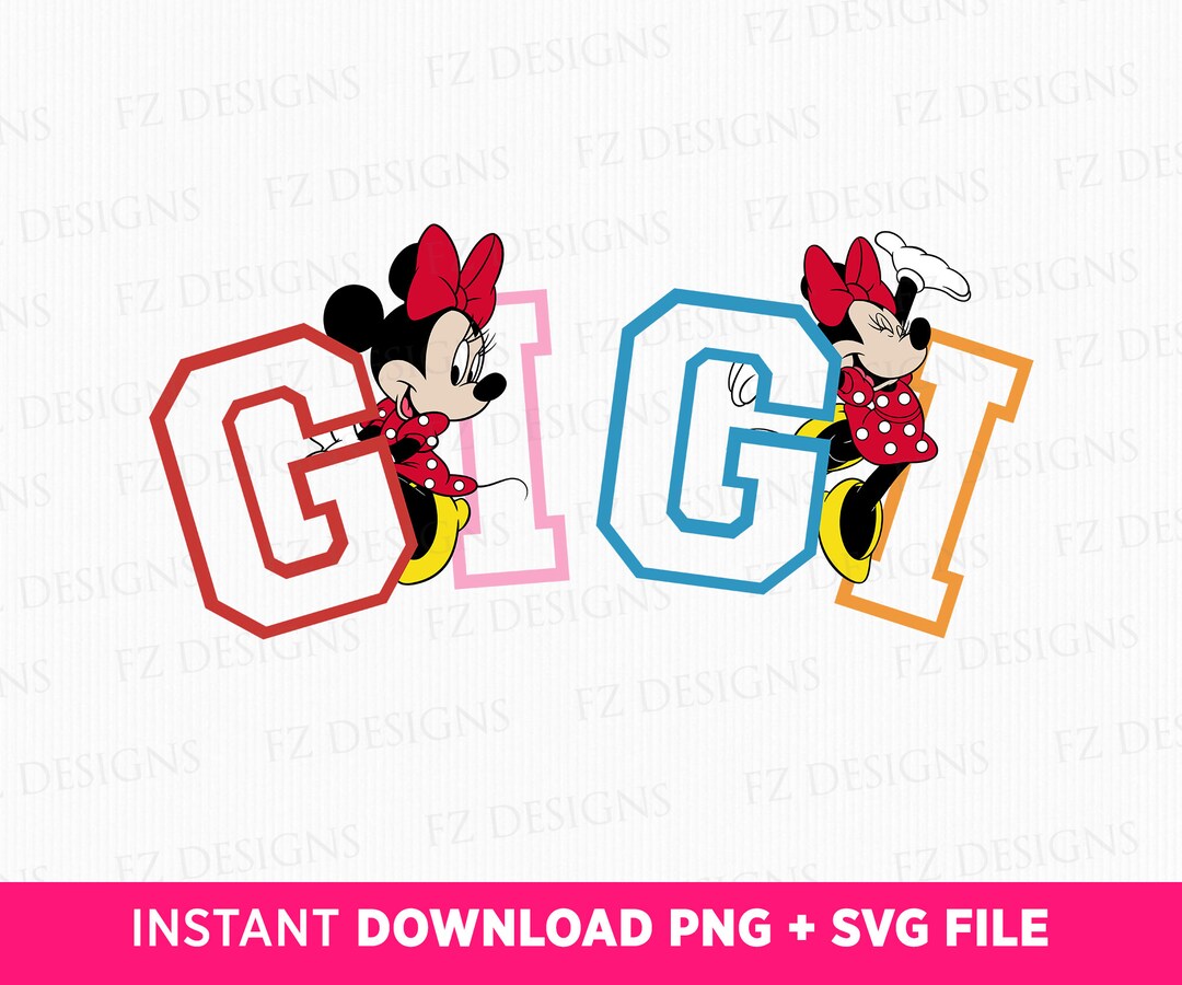 Gigi Svg, Family Vacation, Miss Mouse Svg, Gift for Gigi, Family Trip ...