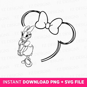 Besties Mouse and Duck SVG, Family Trip Design (SVG PNG) - Etsy