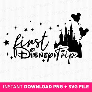 Bundle First Trip Svg, Family Vacation Svg, Magical Kingdom Svg, Stars ...